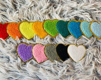Heart Chenille Patch - Etsy