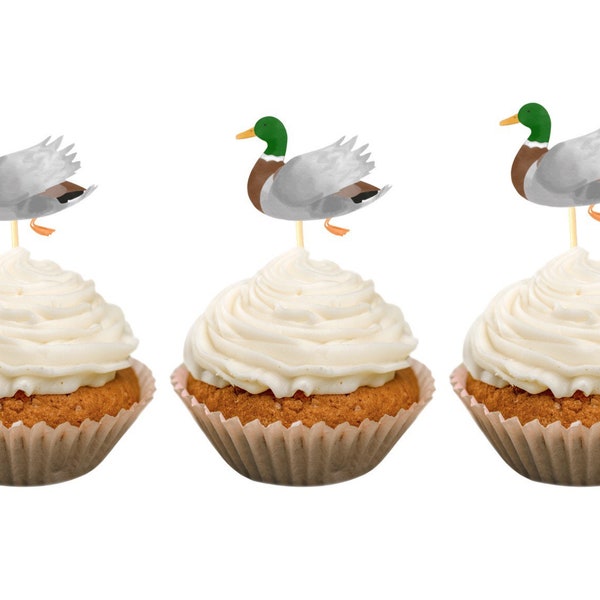 Duck Cupcake Toppers - Etsy