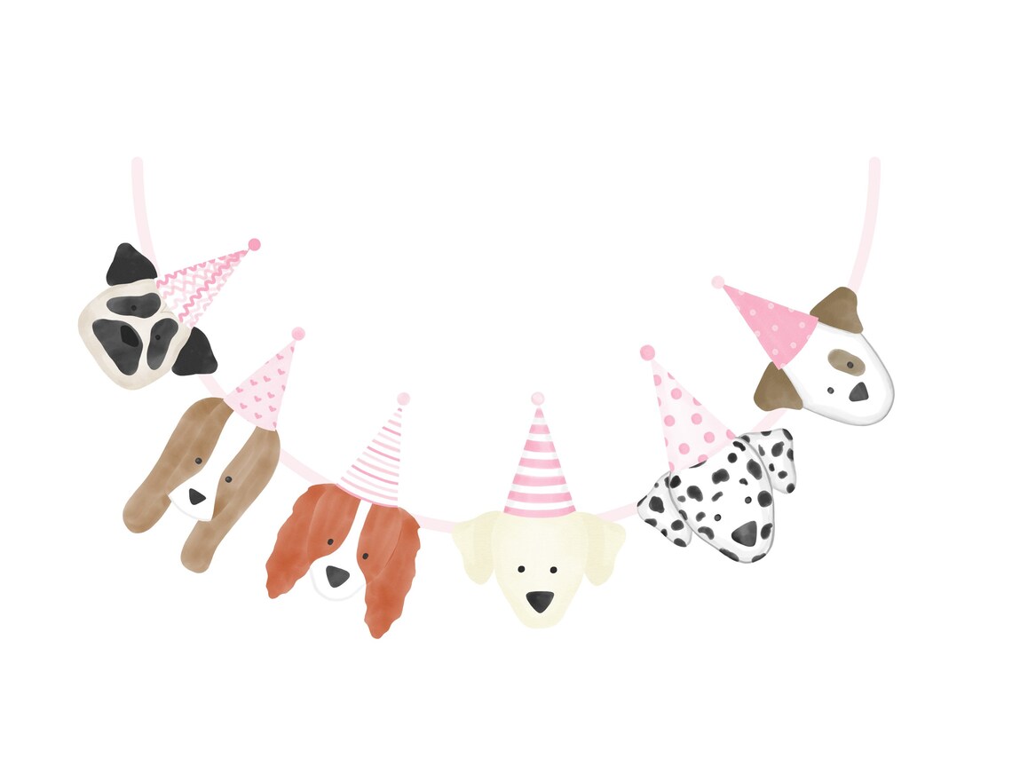 Puppy Dog Banner Dog Banner Puppy Dog Birthday Banner Dog - Etsy