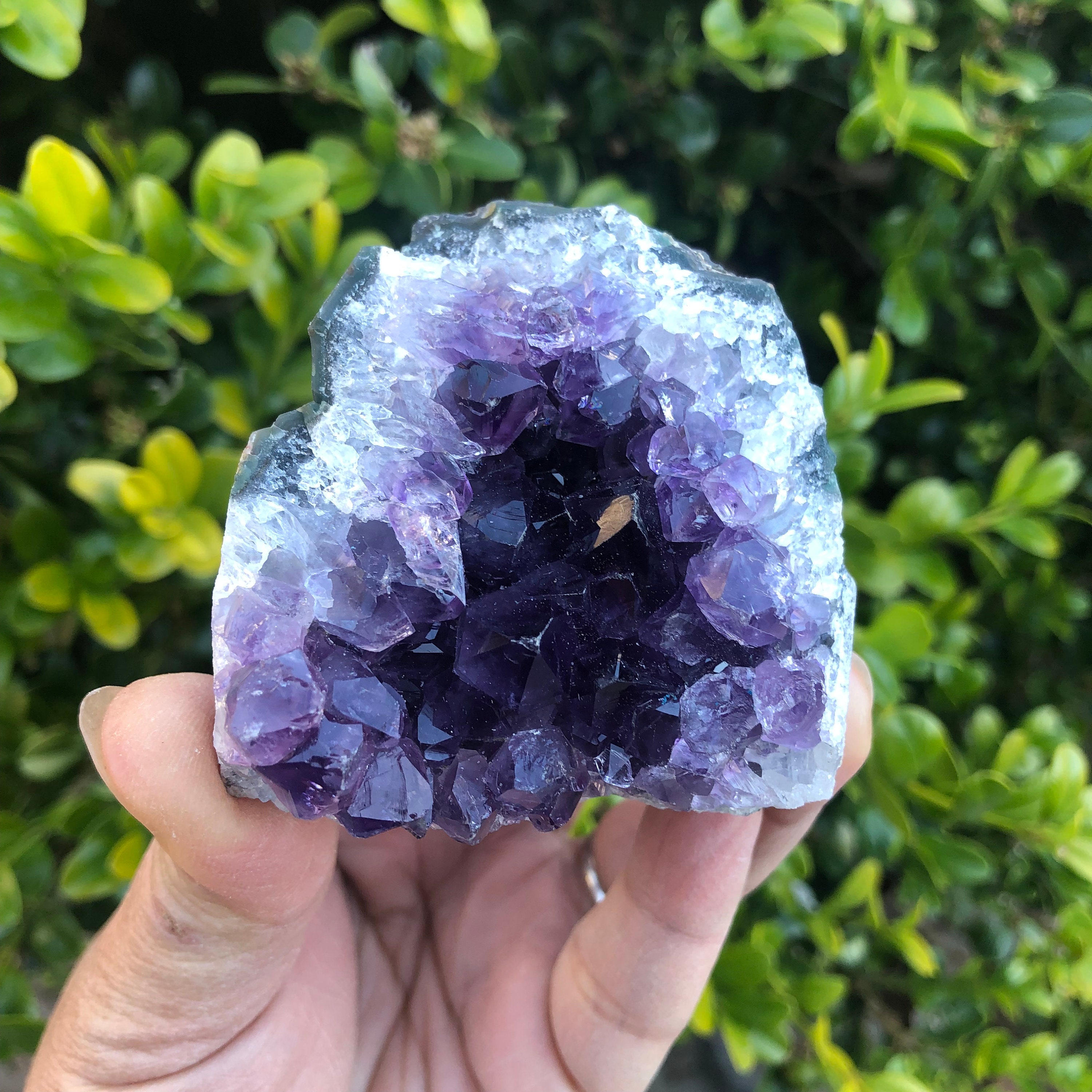 Raw Amethyst Cluster Cut Base - Etsy