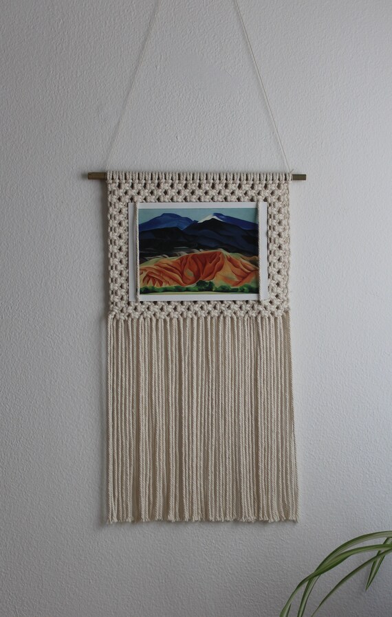 Macrame Frame Wall Hanging | Etsy