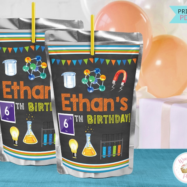 Science Party Favors - Shop Online - Etsy