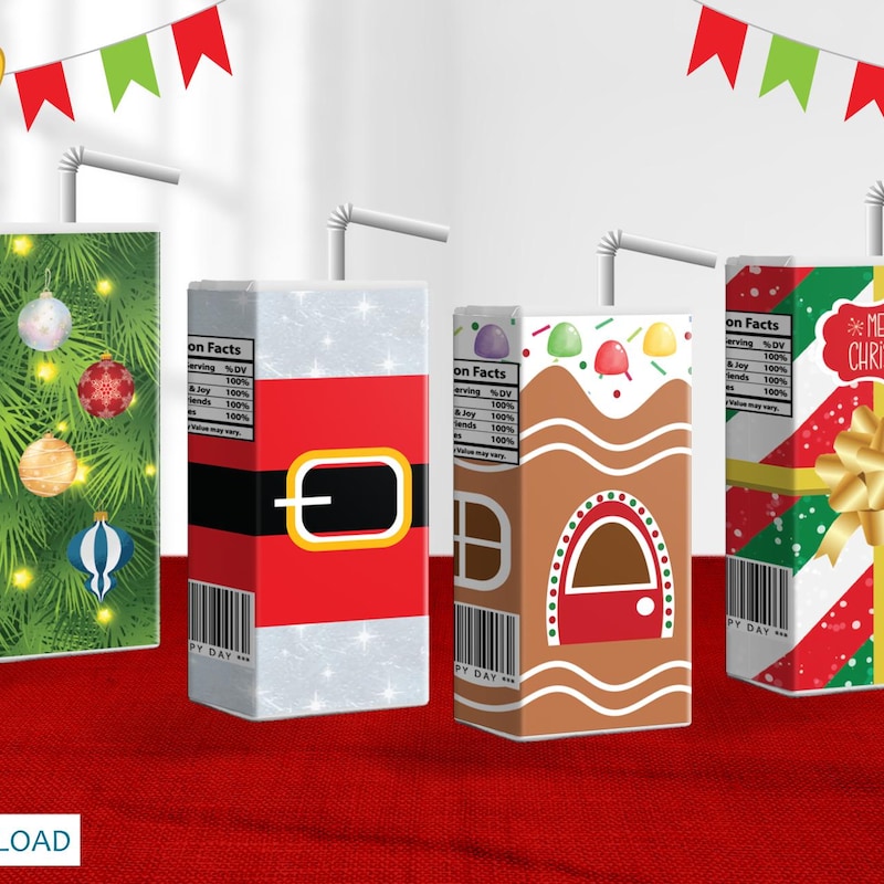 Grinch Juice Label Box - Etsy