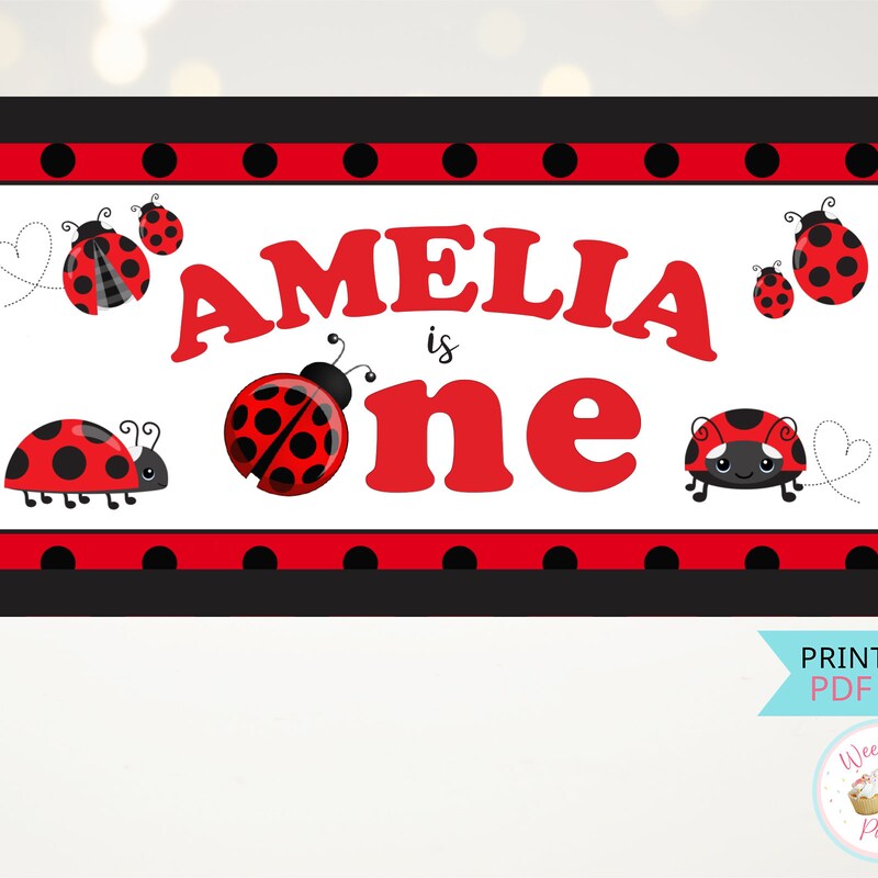 Ladybug Banner - Etsy