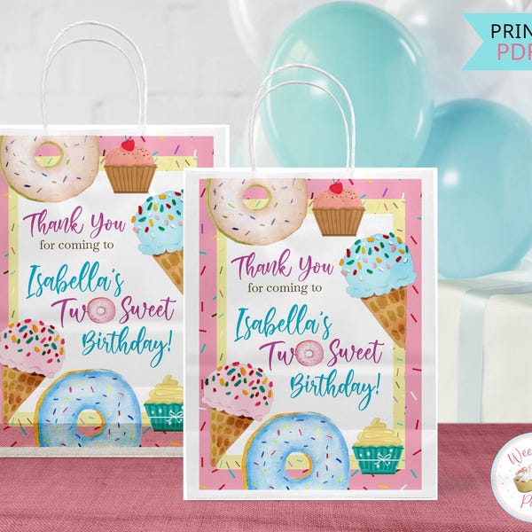 Two Sweet Birthday - Etsy