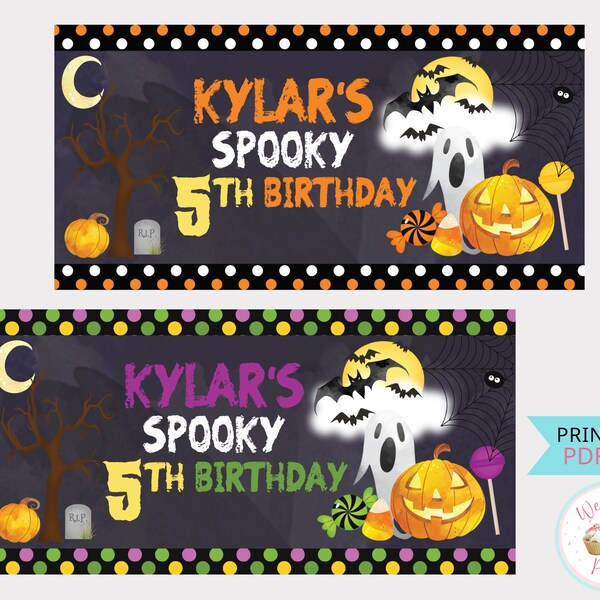 Halloween Birthday Decorations - Etsy