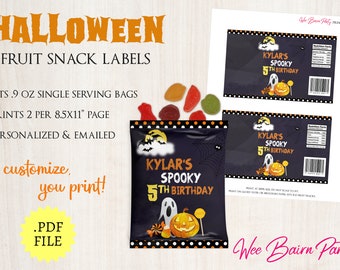 Paper & Party Supplies Paper Stickers, Labels & Tags PDF Halloween ...