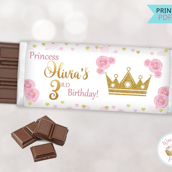 Princess Candy Bar - Etsy