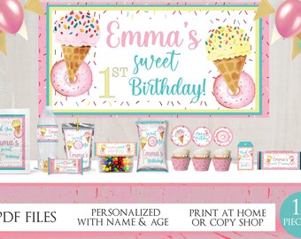 Sweet One Birthday Decorations - Etsy