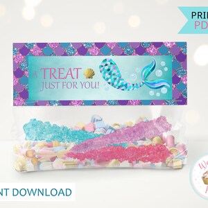 Mermaid Party Favors Mermaid Birthday Goody Bags Under the Sea Party ...