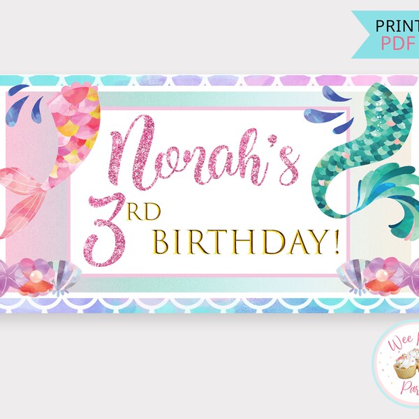 Mermaid Backdrop - Etsy