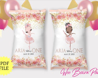 Ballerina Chip Bags - Etsy