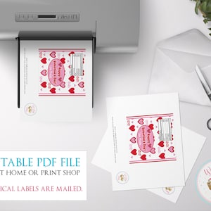 Classroom Valentines Party Candy Bar Wrappers, Class Valentines Favors ...