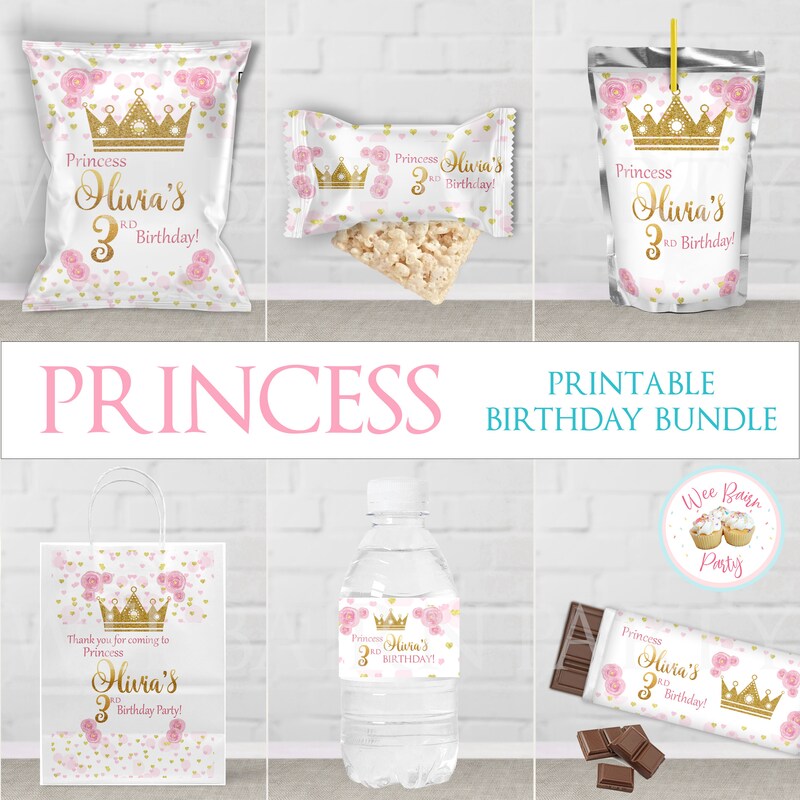 Princess Party Favor - Etsy
