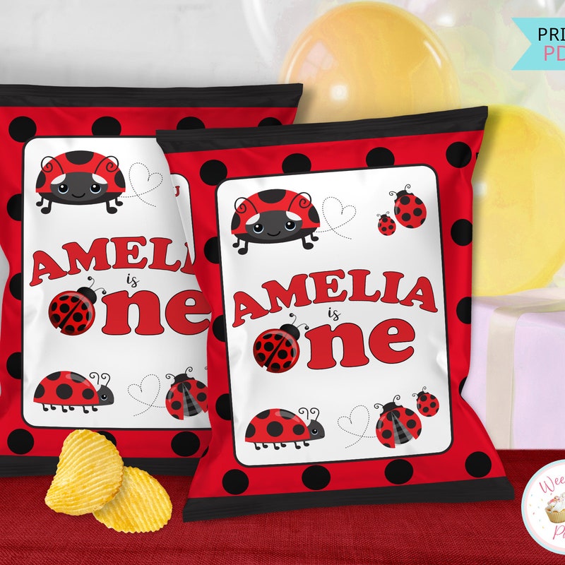 Ladybug Favor Bags - Etsy