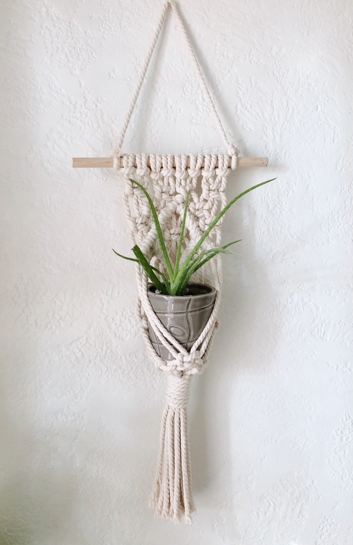 Macrame Hanging Planter - the Brooke - Etsy