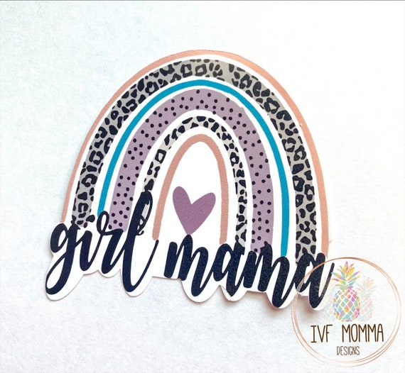 Electronics & Accessories Girl Mama Rainbow Sticker Decals & Skins etna ...