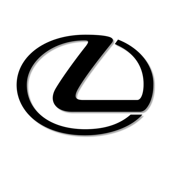 Lexus Logo Sign Emblem Icon GLOSSY VINYL Decal Sticker Large - Etsy