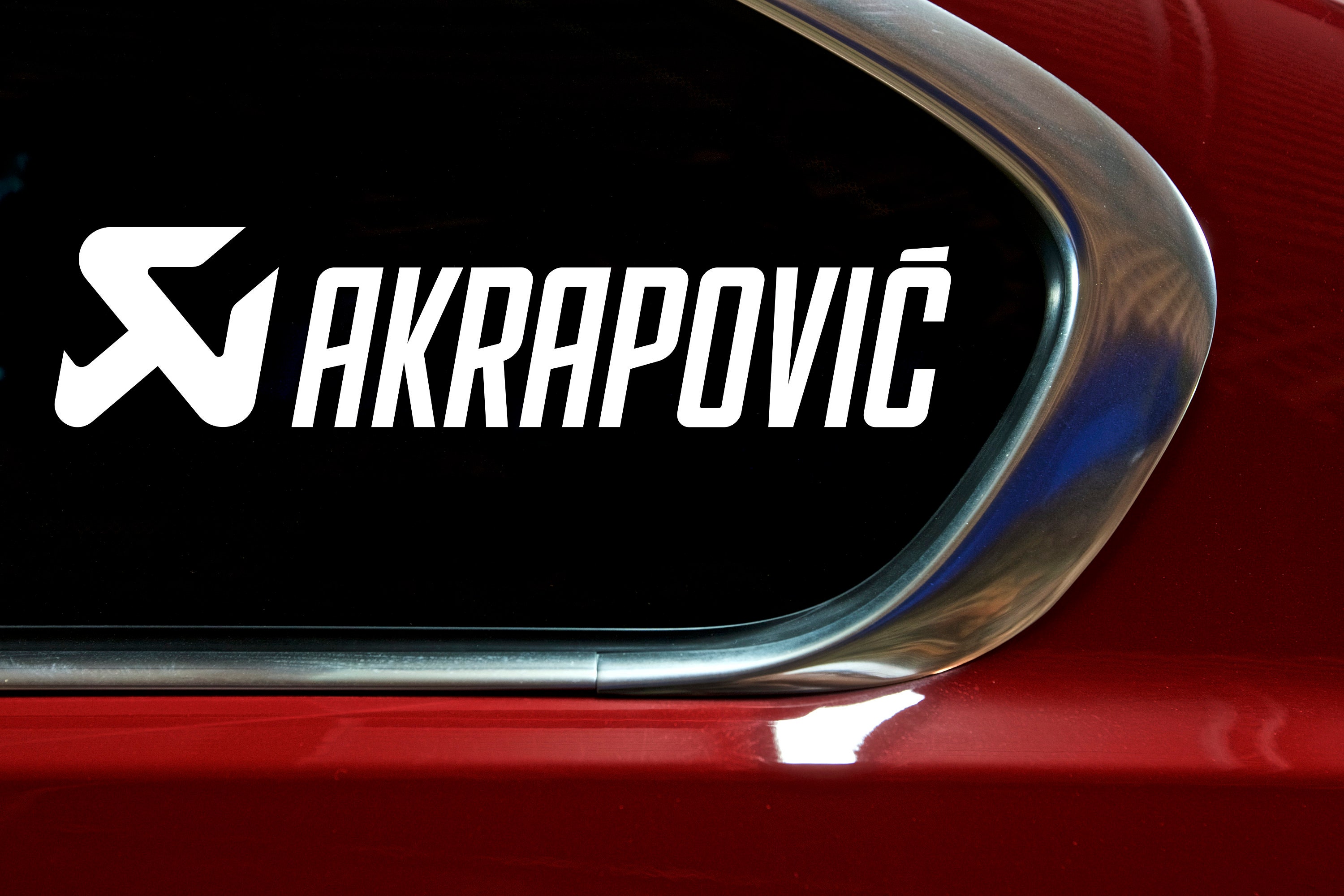 Akrapovic Sticker Decal PREMIUM Quality Vinyl Decal Akraprovic Exhaust ...