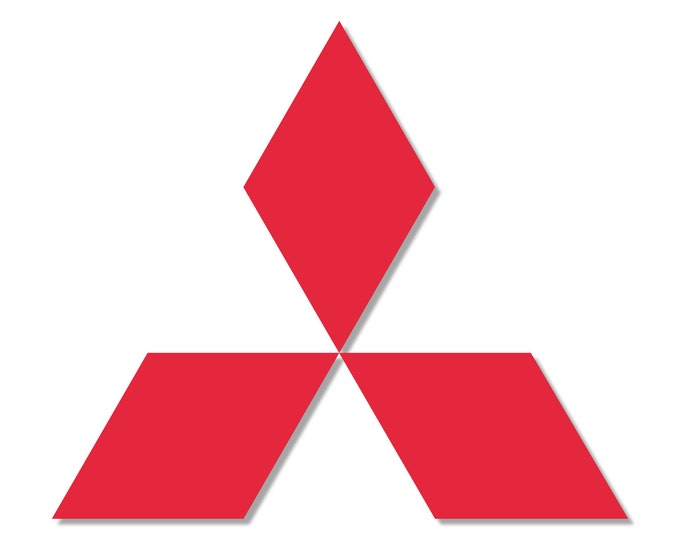 Mitsubishi Sticker | GLOSSY VINYL Decal - Etsy