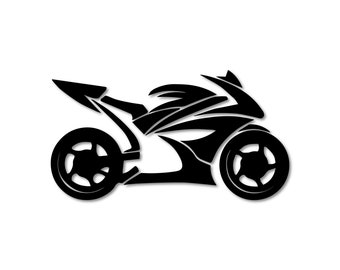 Motorcycle Die Cut - Etsy