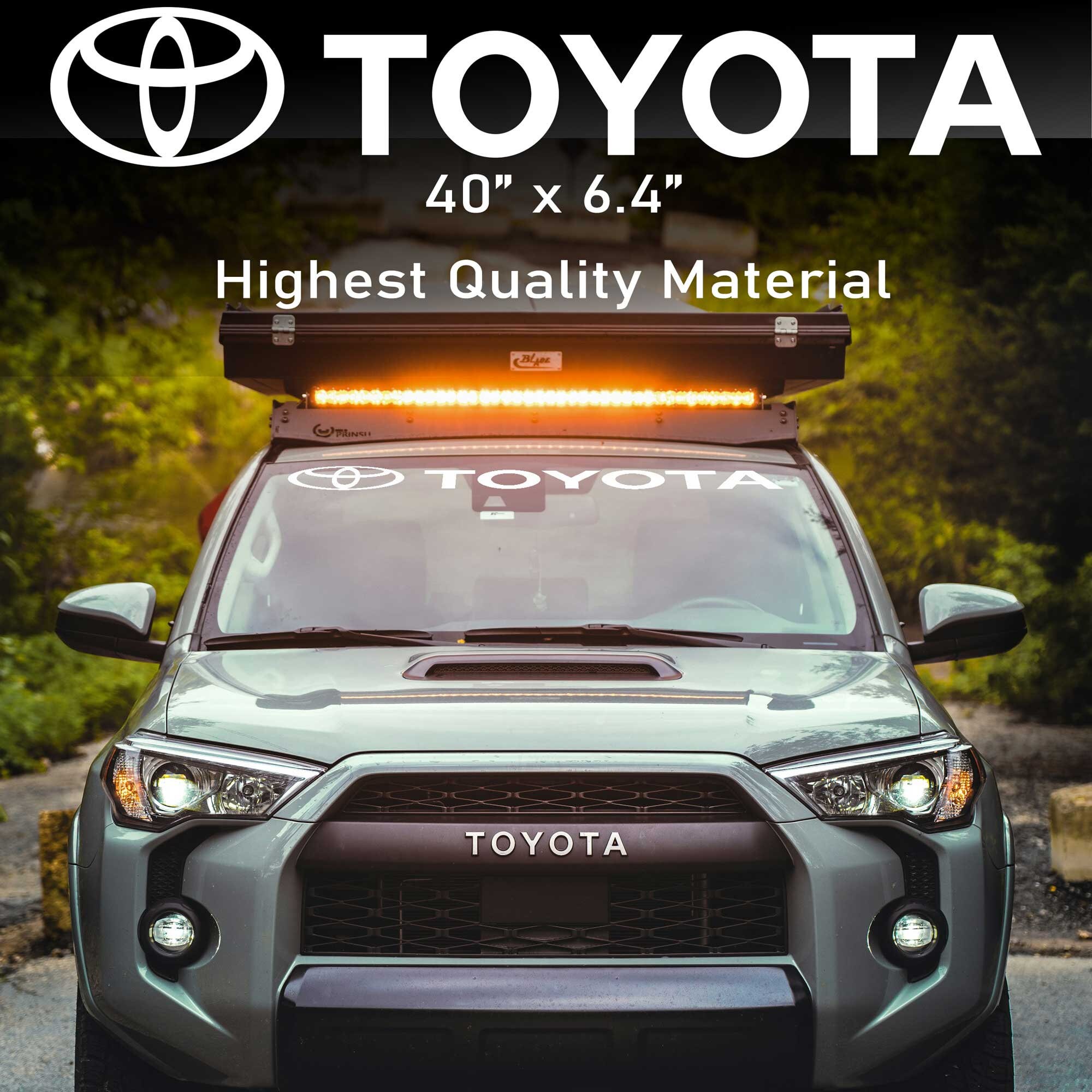 Toyota Sticker Die Cut Premium Decal Windshield Banner - Etsy