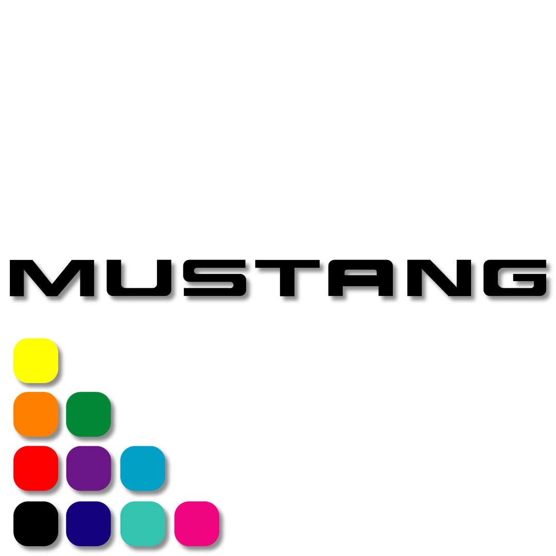 Mustang Sticker Premium Quality Decal - Etsy