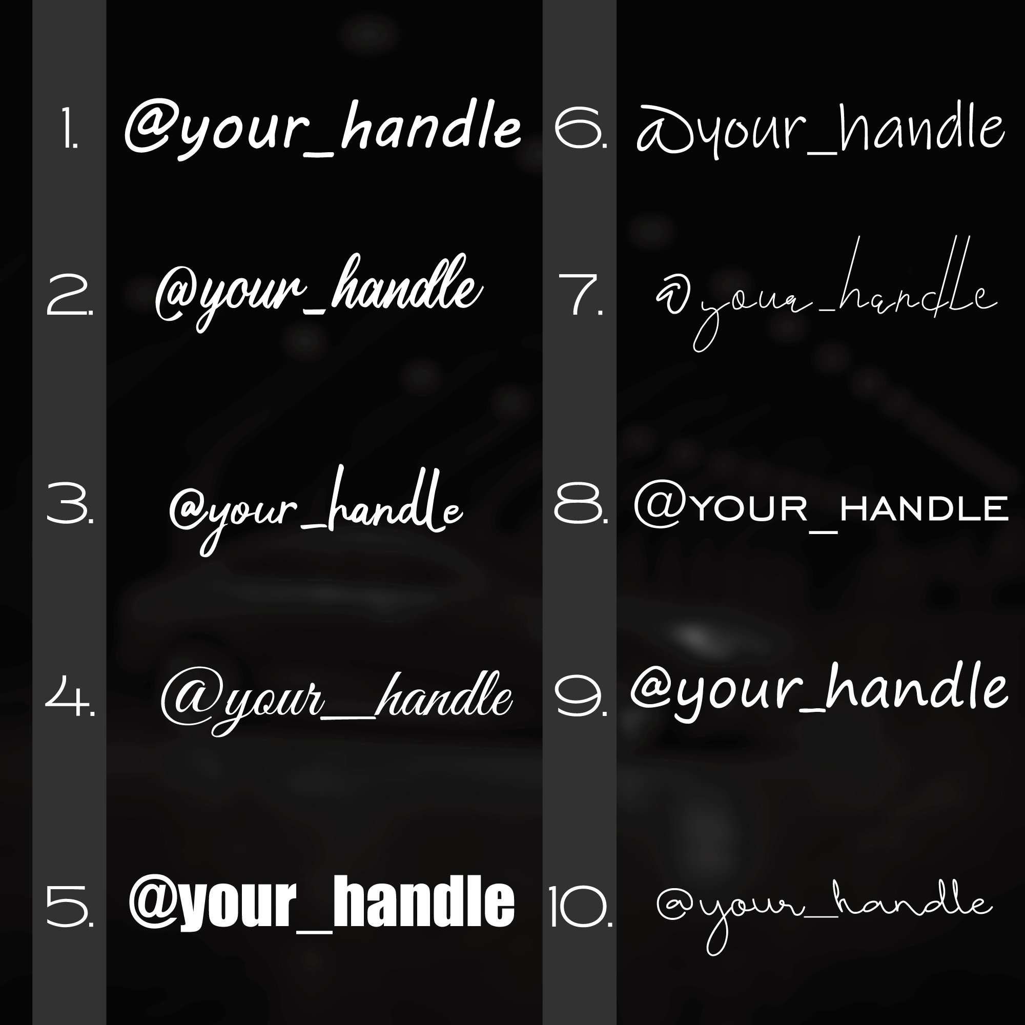 Instagram Sticker Handle Profile Decal Custom Social Media Username ...