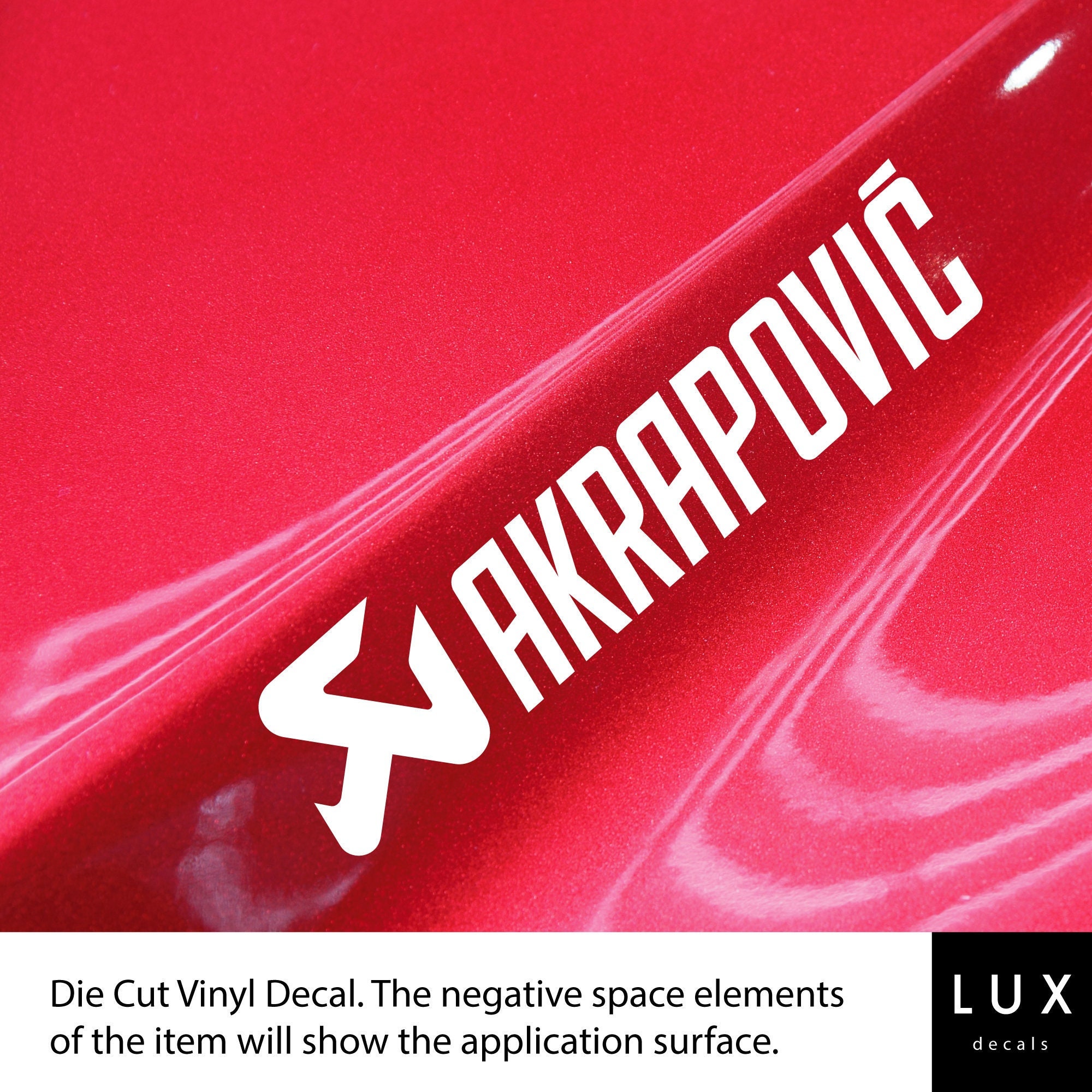 Akrapovic Sticker Decal PREMIUM Quality Vinyl Decal Akraprovic Exhaust ...