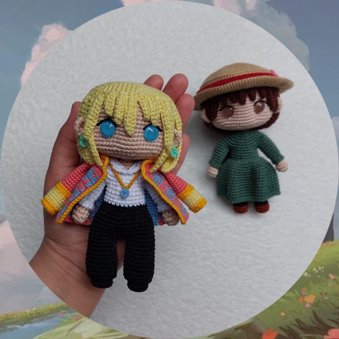 Crochet Amigurumi Howl Anime Inspired Pattern - Etsy