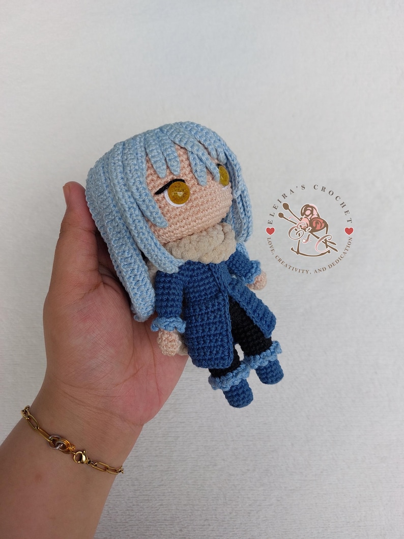 Crochet Amigurumi Rimuru Anime Inspired Digital PDF Crochet PATTERN - Etsy