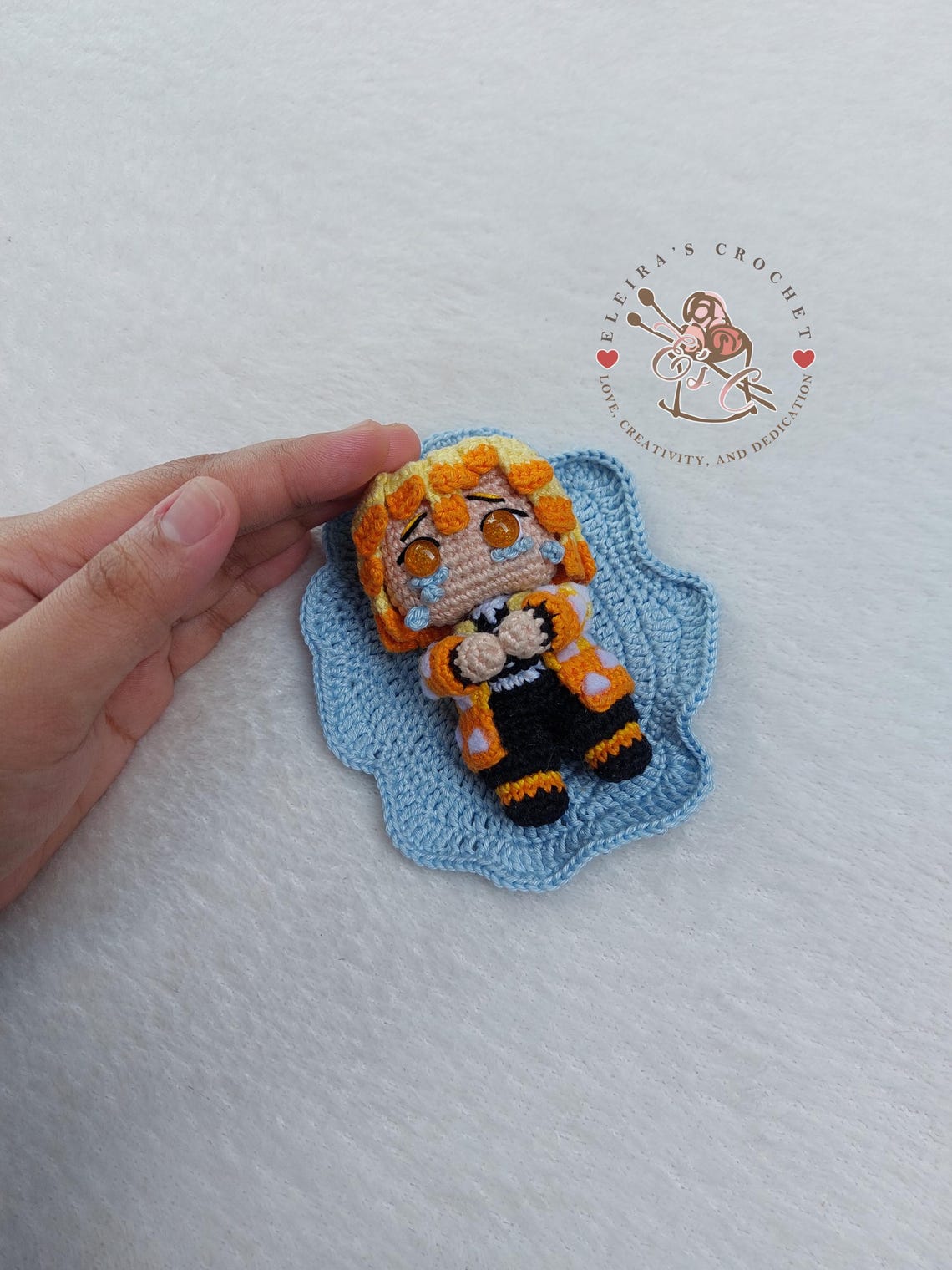Crochet Amigurumi Zenitsu and Inosuke SET Inspired Pattern - Etsy