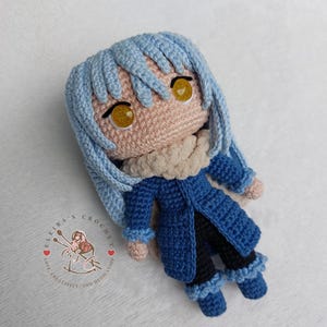 Crochet Amigurumi Rimuru Anime Inspired Pattern - Etsy