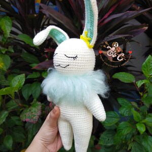 Cute White Momo Rabbit Crochet Amigurumi Pattern - Etsy