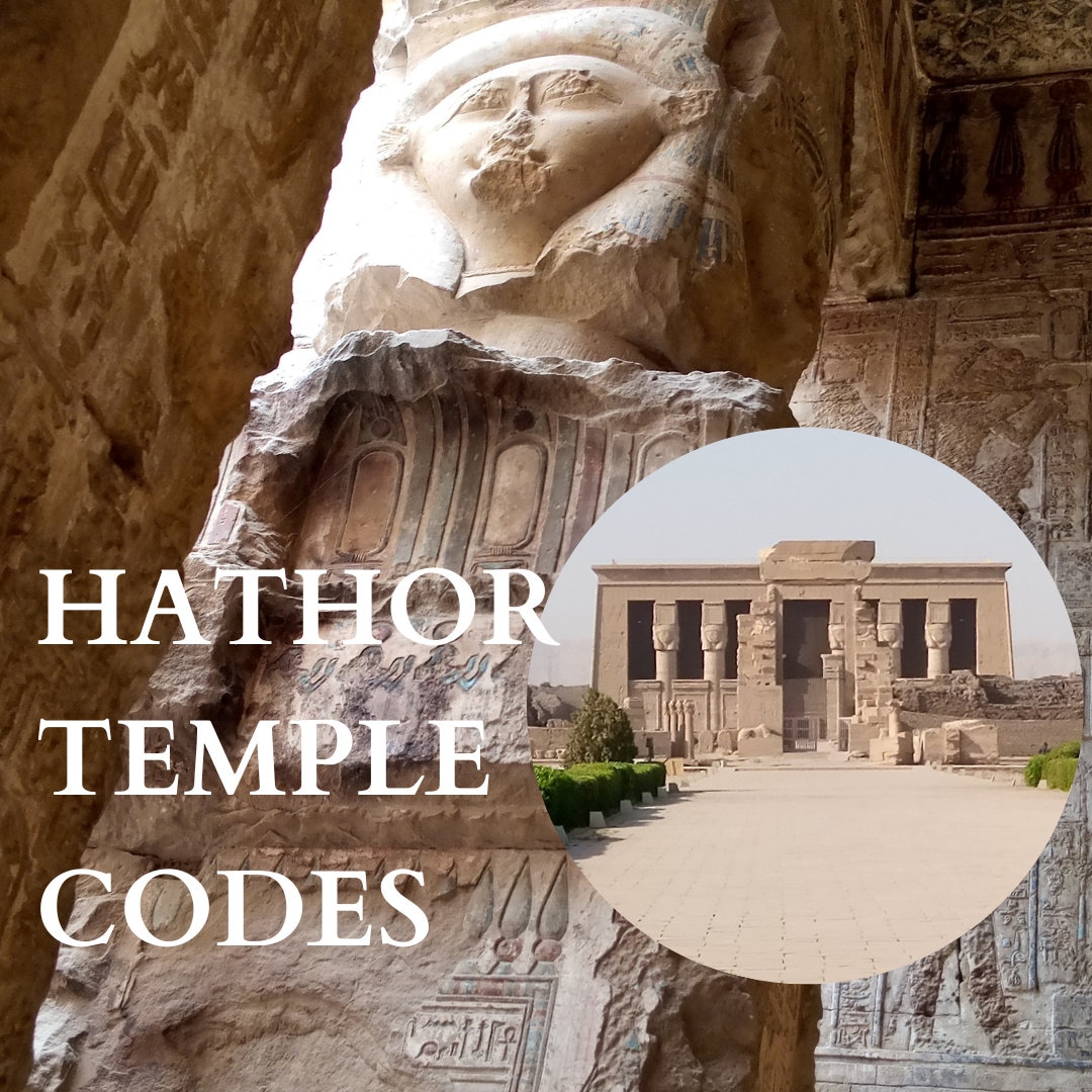 Hathor Temple Codes: Dendera Temple, Egypt - Etsy