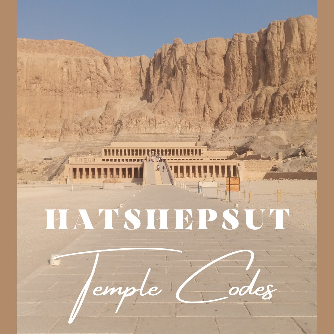Queen Hatshepsut Temple Codes Egyptian Queen Light Activation - Etsy