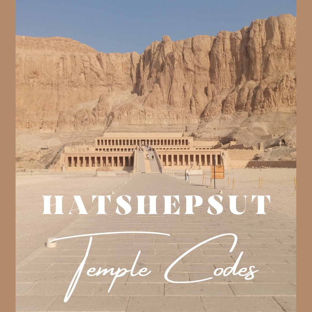 Queen Hatshepsut Temple Codes Egyptian Queen Light Activation - Etsy