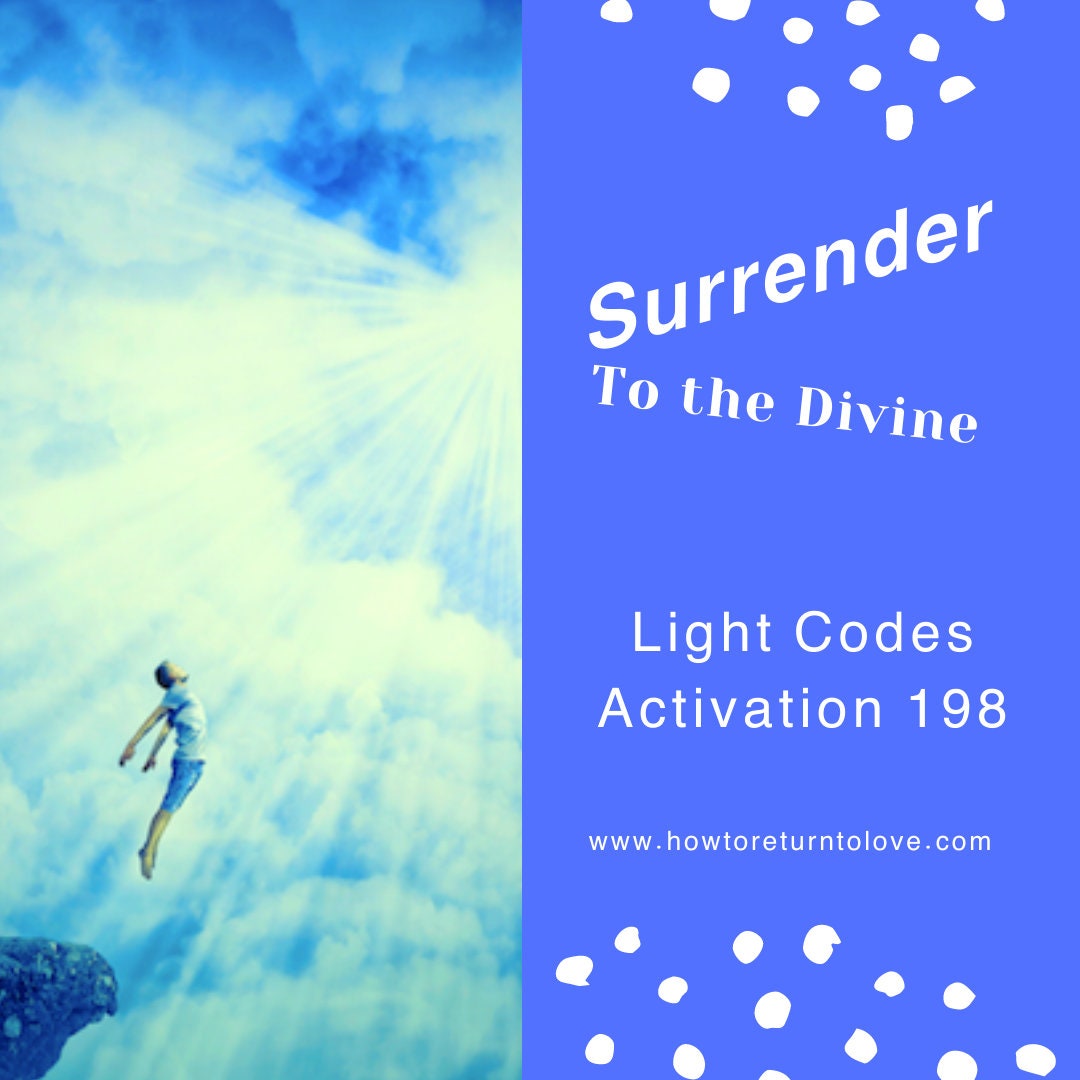 Surrender to the Divine Light Codes Activation - Etsy