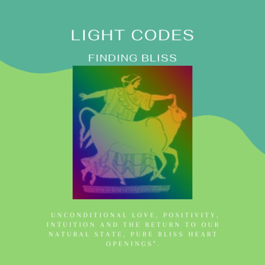 Finding Bliss Light Codes Activation, Divine Frequencies - Etsy