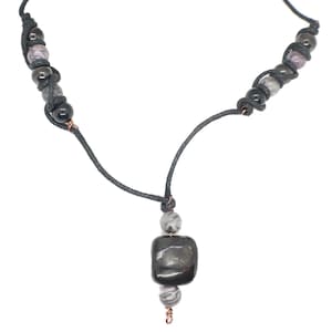EMF 5G Protection Shungite, Black Tourmaline Necklace (adjustable ...