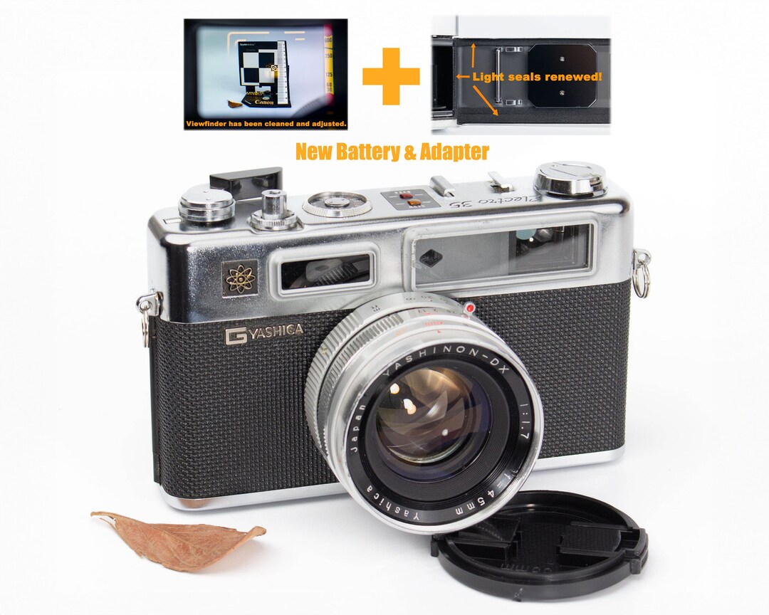Cla'd Yashica Electro 35 Film Camera 35mm Vintage Film Camera Battery ...