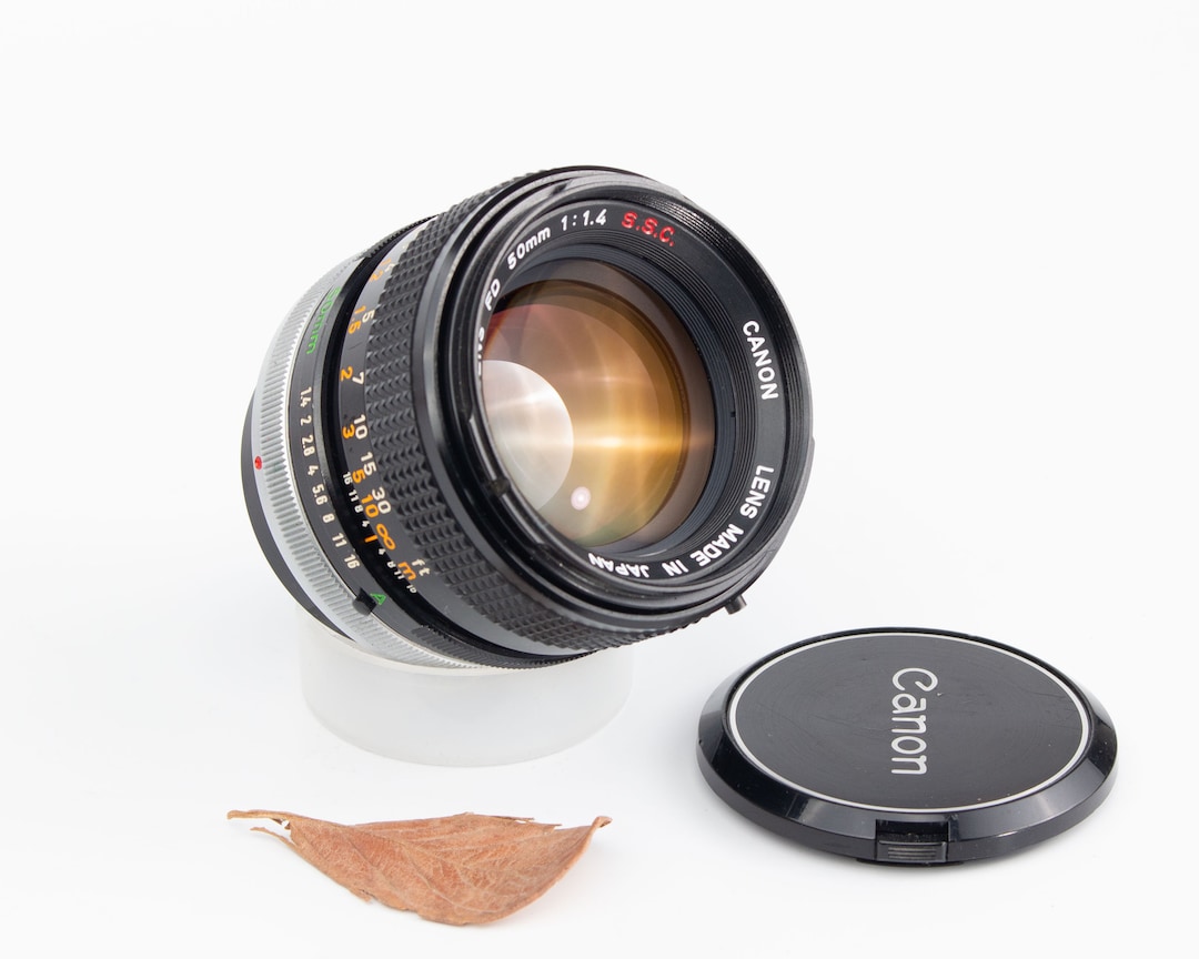 Canon FD 50mm F/1.4 Vintage 35mm SLR Camera Lens for Canon FD Camera - Etsy