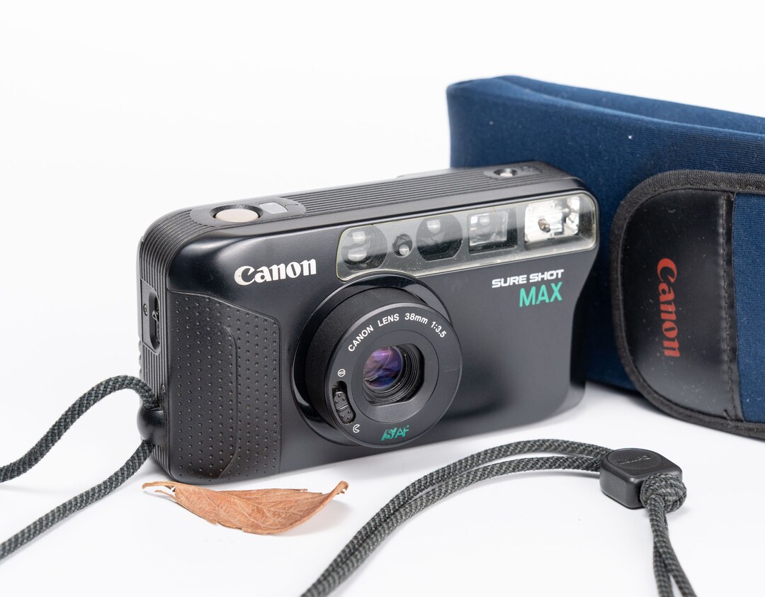 Canon Prima 5 Sure Shot Max Film Camera 35mm Vintage Point & Shoot ...