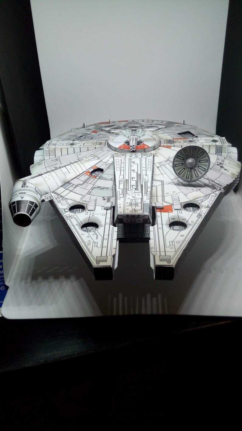 Millennium Falcon 3D Star Wars Papercraft Template Files - Etsy