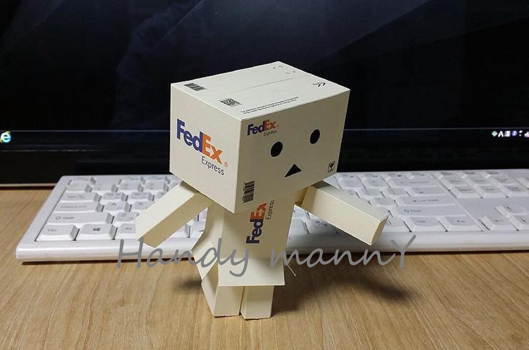 Fedex Danbo + Truck Papercraft PDF Template Files Papercraft 3D Mode - Etsy
