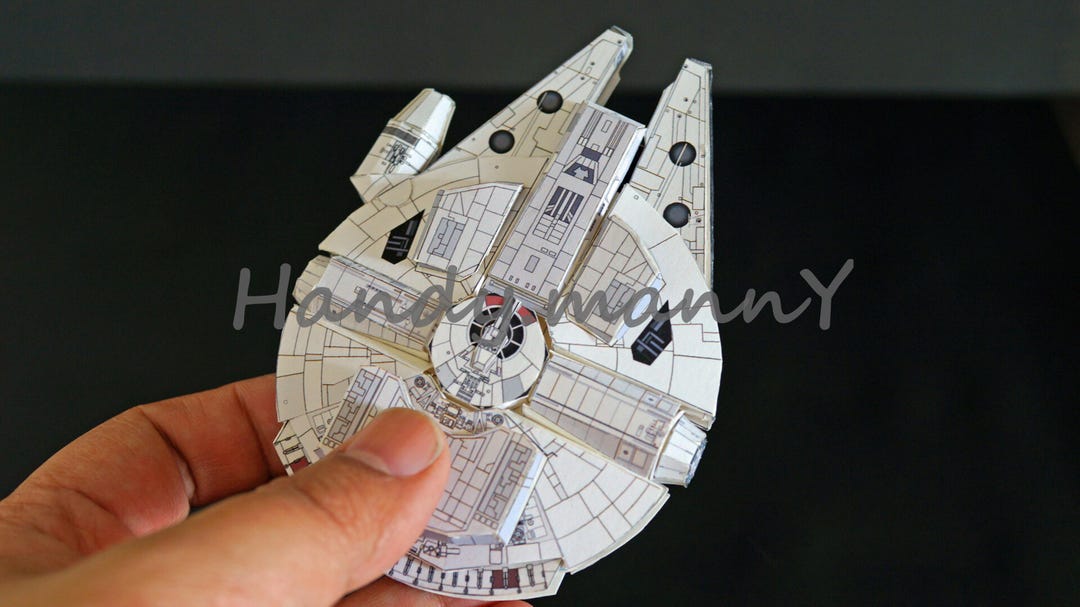 Millennium Falcon 2 Sheets - SW DIY Project Papercraft Model PDF ...