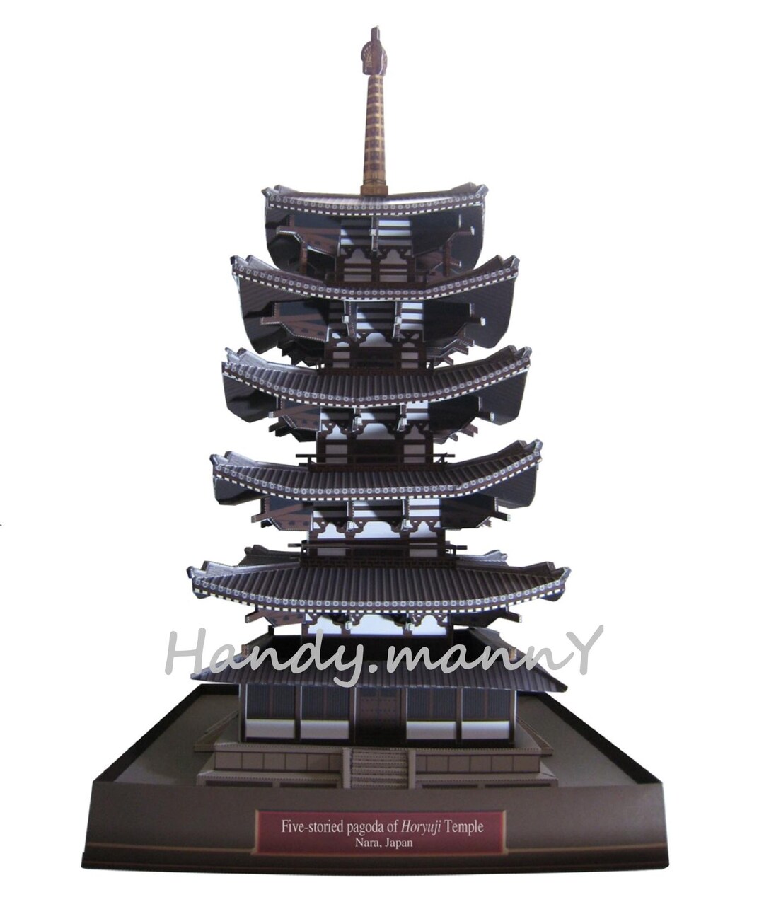 Horyuji Pagoda Paper Model: DIY Japanese Temple Architecture (PDF ...