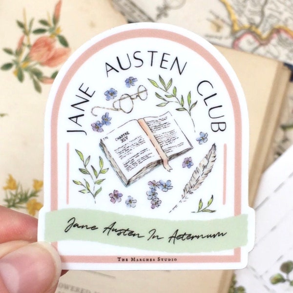 Jane Austen Sticker - Etsy