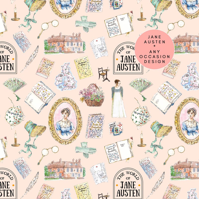 Jane Austen Paper - Etsy