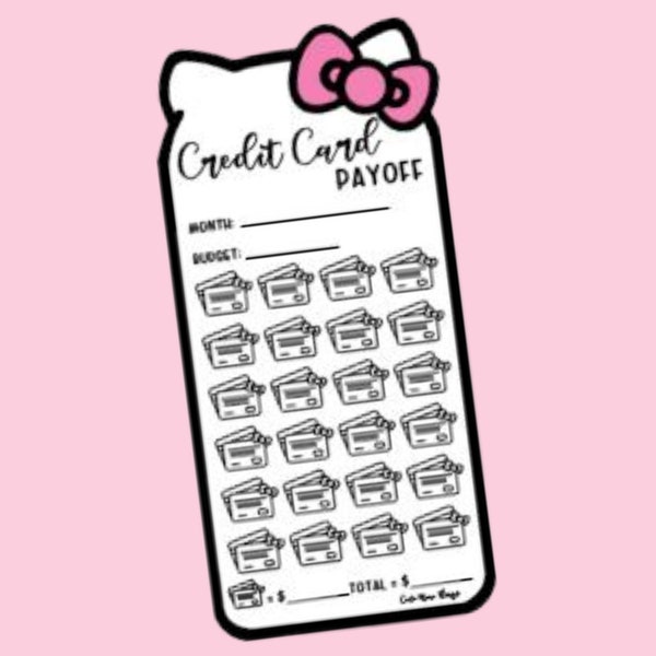 Credit Card Insert - Etsy